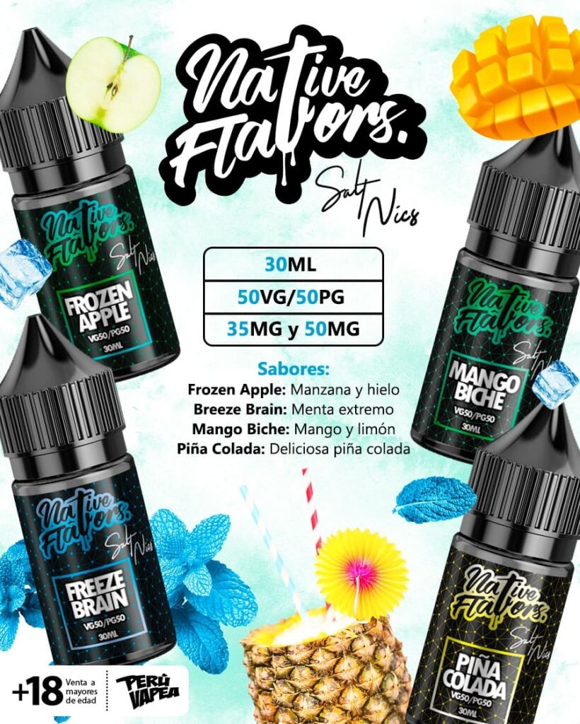Native Flavors 30ml Sales - Peru Vapea